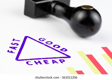 Project Management Triangle Pick Two Good Stock Photo 361011206 ...