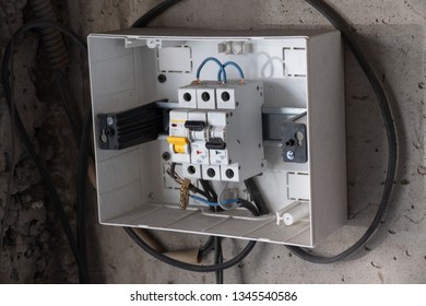 Protective Shutdown Device Power Distribution Box Stock Photo ...