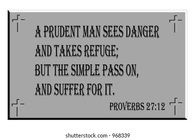 Proverbs Sign Isolated On White Background Stock Photo 968339 ...