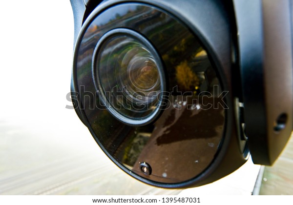 Ptz Cctv Camera Background Stock Photo 1395487031 | Shutterstock