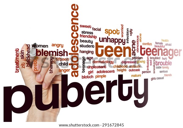 Puberty Word Cloud Concept ภาพสต็อก 291672845 | Shutterstock