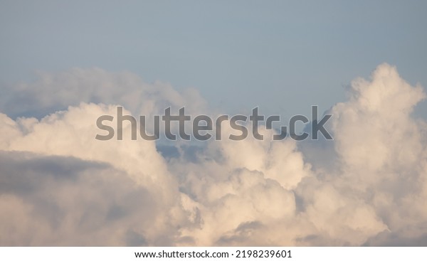 Puff Clouds Sky During Sunset Zoom Stock Photo 2198239601 | Shutterstock