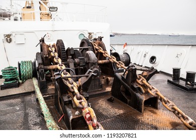Pulley System Pull Anchor Chains On Stock Photo 1193207821 | Shutterstock