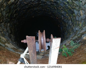 Pulling Instrument Use Pull Water Deep Stock Photo 1216984081 ...