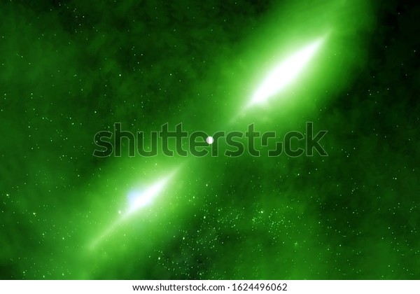 Pulsar Green Elements This Image Were Stock Photo 1624496062 | Shutterstock