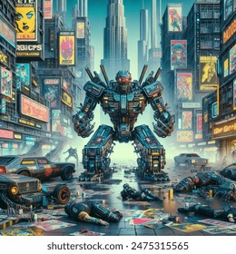 Transformers Optimus Prime Spotlight Triumphantly Showing AI-generated ...