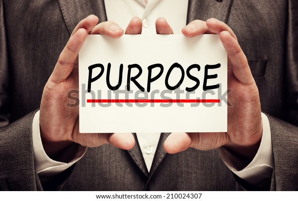 Purpose Title Stock Photo (Edit Now) 210024307