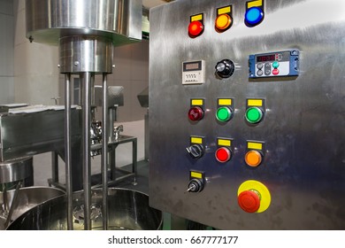 Push Button Factory Work Factory Stock Photo 667789513 | Shutterstock