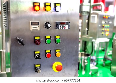 Push Button Factory Work Factory Stock Photo 667789513 | Shutterstock