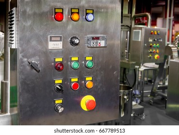 Push Button Factory Work Factory Stock Photo 667789513 | Shutterstock
