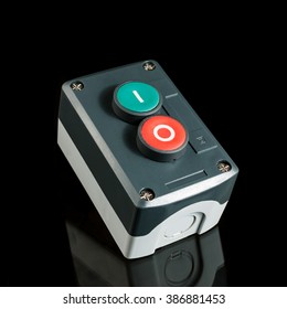 Push Button Station Start Stop Electronic Stock Photo 386881453 ...