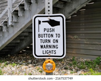 Push Button Turn On Warning Lights Stock Photo 2167537749 | Shutterstock