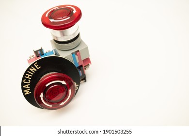 Push Buttons Red Button On White Stock Photo 1901503255 | Shutterstock