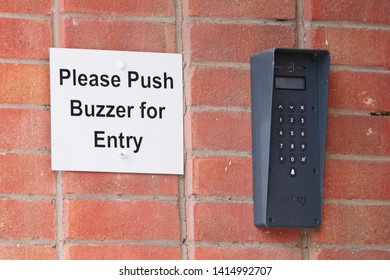 Push Buzzer Intercom Door Bell Entry Stock Photo 1414992707 | Shutterstock