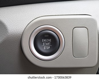 Push Start Button Car Engine Black Stock Photo (Edit Now) 1730063839
