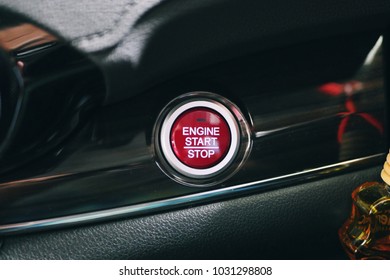 Push Start Button On Car Start Stock Photo 1031298808 | Shutterstock