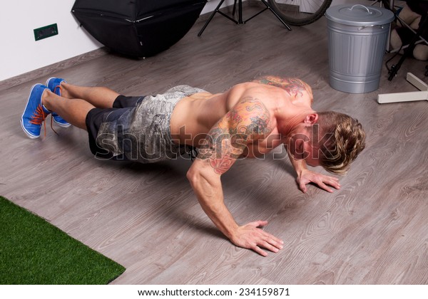 Push Ups Stock Photo (Edit Now) 234159871