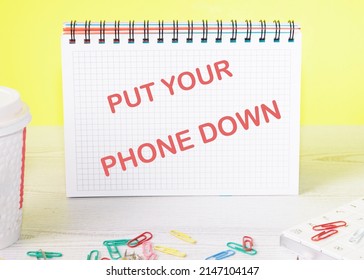 840 Put phone down Images, Stock Photos & Vectors | Shutterstock