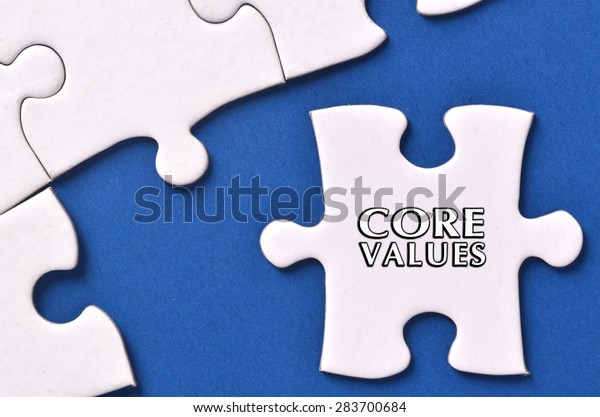 Puzzle Piece Written Core Values Stock Photo 283700684 | Shutterstock