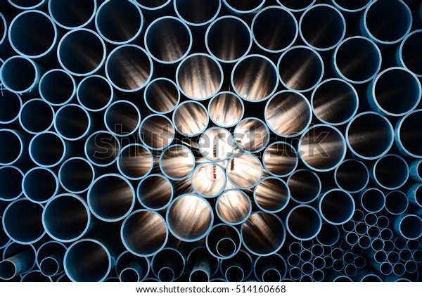 Pvc Pipe Overlapping Layers Stock Photo 514160668 | Shutterstock