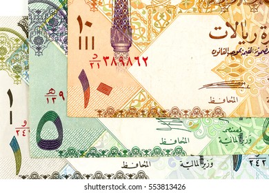 Qatari Riyal Bank Notes Formatfilling Background Stock Photo 553813426 ...