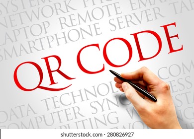 Qr Code Word Cloud Concept Stock Photo 280826927 | Shutterstock