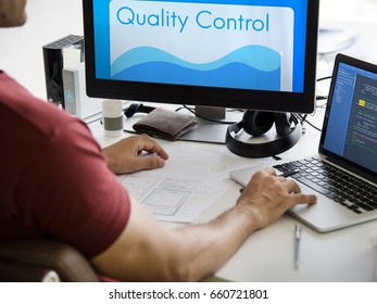 Quality Control Chart Graph Monthly Summary Stock Photo 660721801 ...