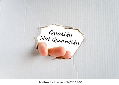 93 Quality not quantity Images, Stock Photos & Vectors | Shutterstock