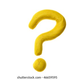 Question Mark Made Sauce Stock Photo (Edit Now) 1145254367