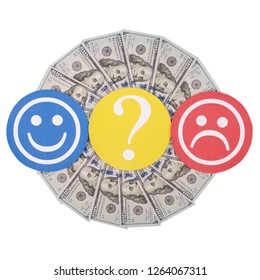 Question Mark Between Face Sad Face Stock Photo 1264067311 | Shutterstock