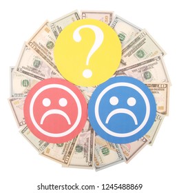 Question Mark Between Sad Face On Stock Photo 1245488869 | Shutterstock