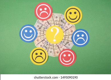 Question Mark Between Smiley Sad Smiley库存照片1434939290 | Shutterstock