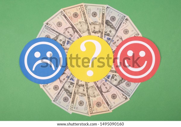 Question Mark Between Smiley Sad Smiley Stock Photo 1495090160 ...