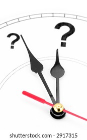Question Mark Clock Concept Time Stock Photo 2917315 | Shutterstock
