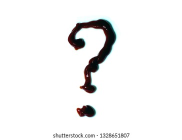 Alphabet Question Mark Sign Spooky Ghost Stock Illustration 754311994