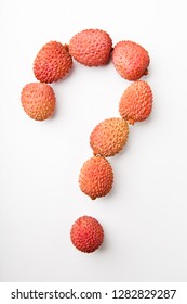 Question Mark Lychee Fruit Stock Photo (Edit Now) 1282829287