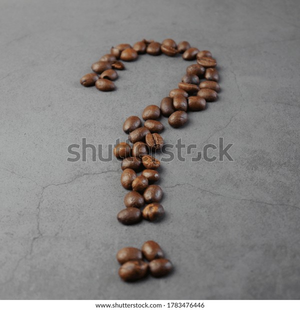Question Mark Made Coffee Beans Stock Photo 1783476446 | Shutterstock