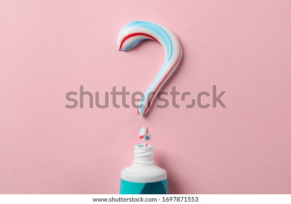Question Mark Made Toothpaste Tube On Stock Photo 1697871553 | Shutterstock