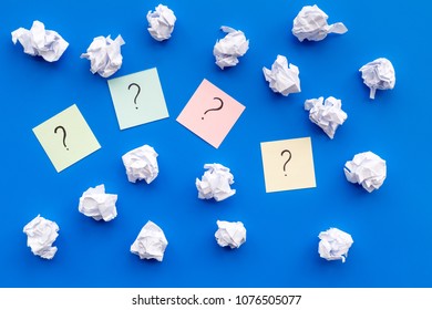 Question Mark On Sticky Notes Near Foto Stok 1086613001 | Shutterstock