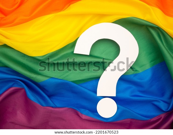 Question Mark Over Rainbow Flag Lgbt Stock Photo 2201670523 | Shutterstock