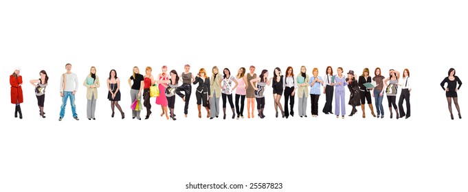Queue Line Somewhere Stock Photo 25587823 | Shutterstock