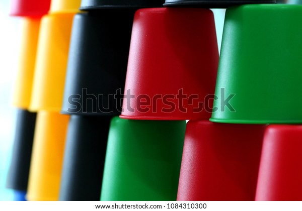 Quick Cups Stacking Stock Photo 1084310300 | Shutterstock
