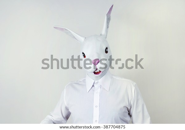 Rabbit Masked Man foto stock 387704875 | Shutterstock