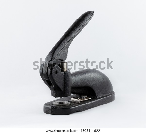 Rabbit Pattern Hole Puncher Front View Stock Photo 1305111622 ...
