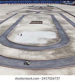Vector-style Image Overhead Racetrack AI-generated image 2261129737 ...