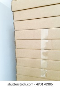 Rack Stack Arrangement Cardboard Boxes Store Stock Photo 490178386 ...