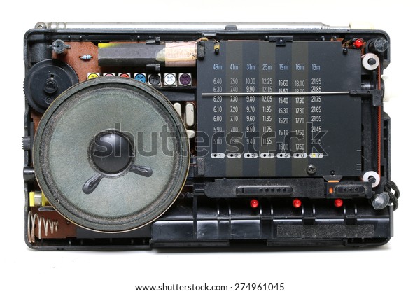 Radio Broken Isolate Background Stock Photo (Edit Now) 274961045