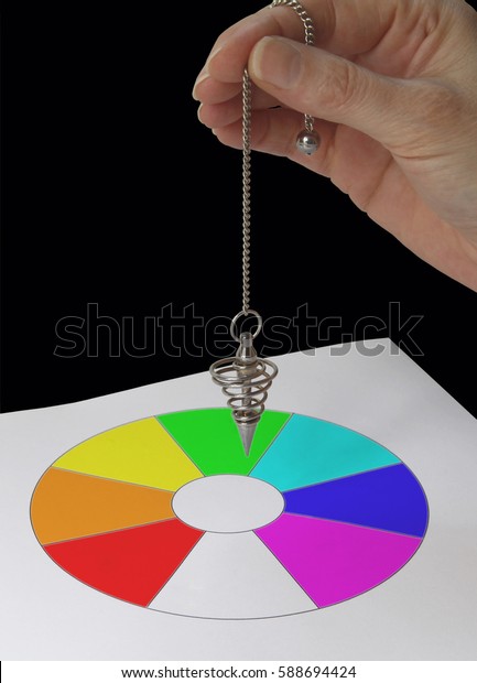 Radionics Practitioner Color Dowsing Chart Female ภาพสต็อก 588694424 ...