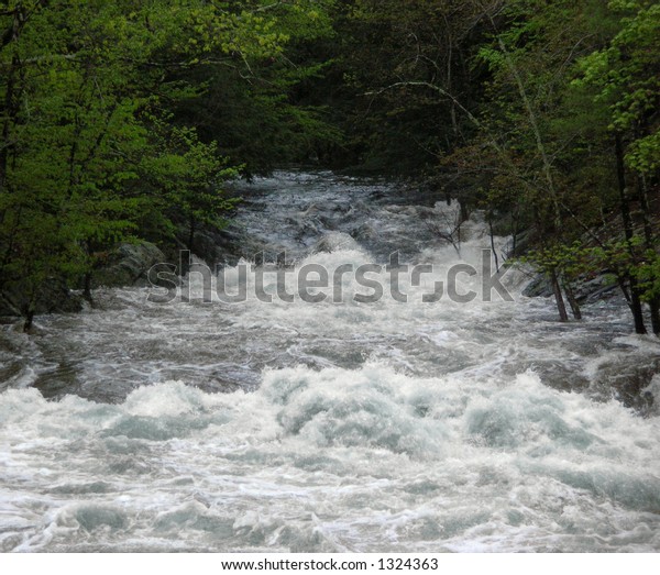 Raging River Stock Photo (Edit Now) 1324363