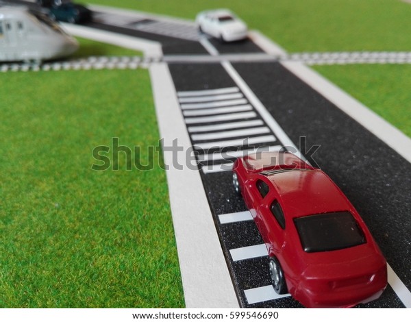 Railroad Intersection Stock Photo 599546690 | Shutterstock